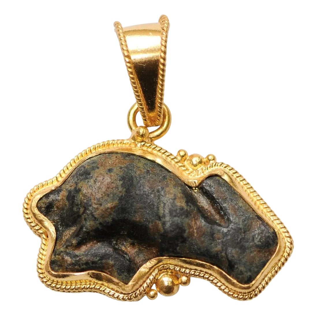 Ancient Roman Empire Rabbit trimmed in 21K | Chairish