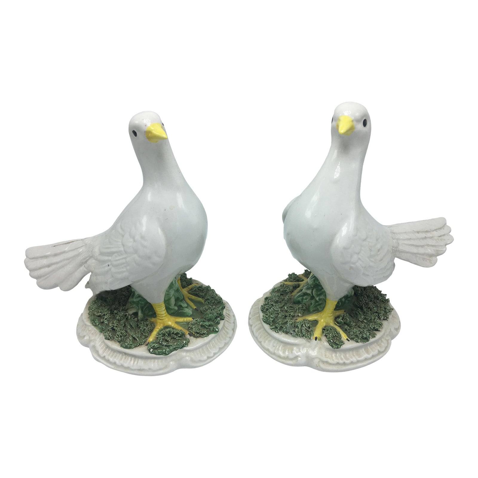 Italian Doves, a Pair | Chairish