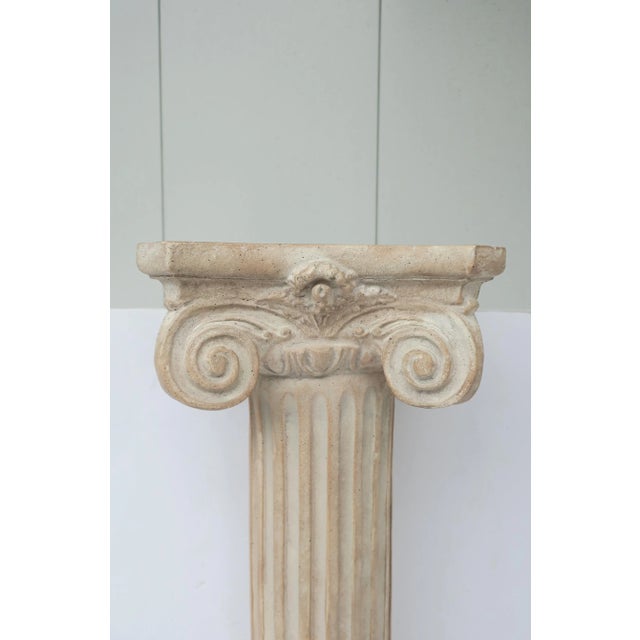 Column Pedestal Pillar Stand Ionic Form Neoclassical Style | Chairish