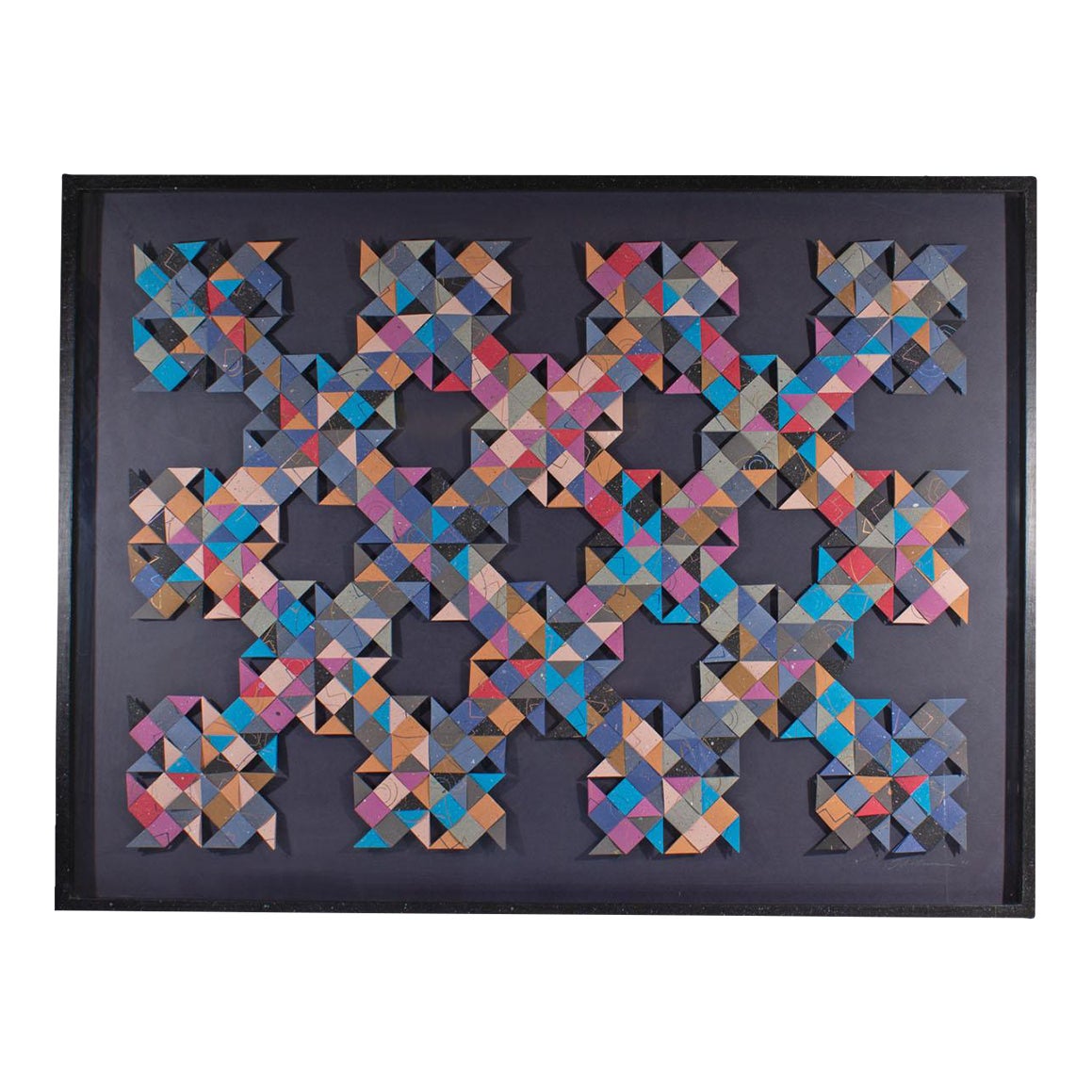 1991 Mixed Media Collage Signed by Artist Steve Redman | Chairish