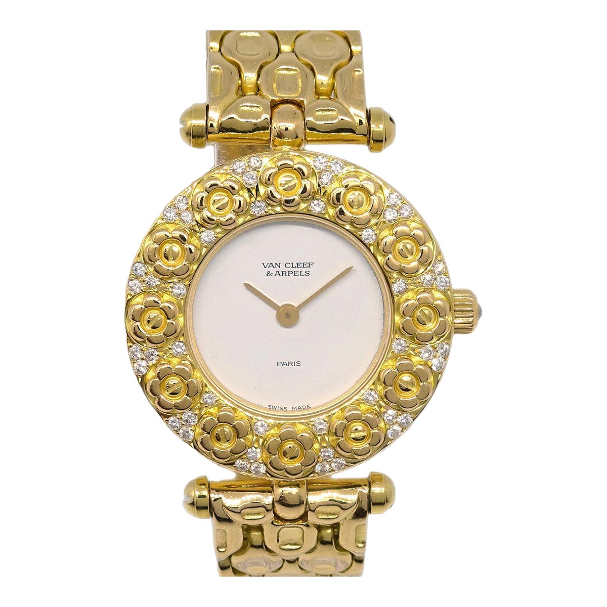 Van Cleef & Arpels Ref.F1B3Jj1 La Collection Diamond Watch Gold 191379 ...