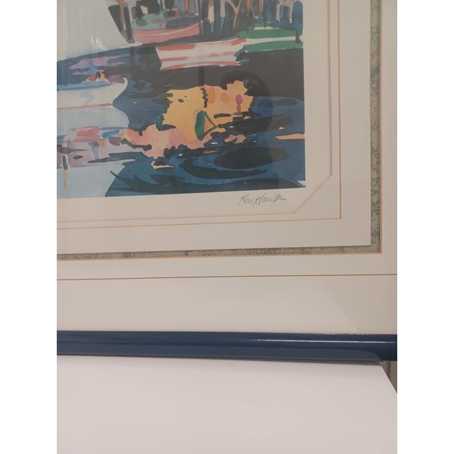 Late 20th Century Large Signed and Numbered Framed Lithograph Titled ...