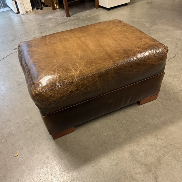Restoration hardware maxwell ottoman store