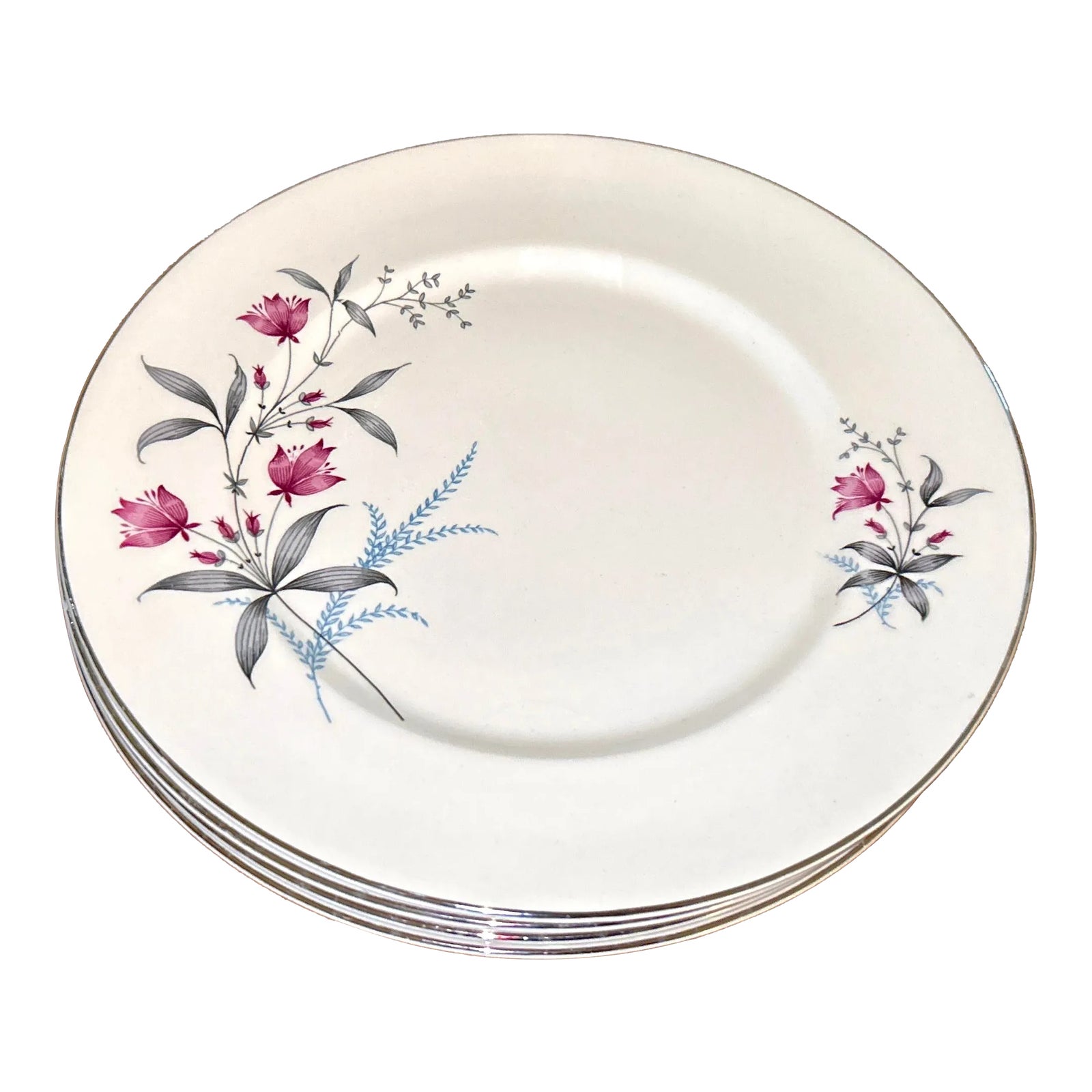 1950s Royal Monarch Dinner Plates - Set of 4 | Chairish