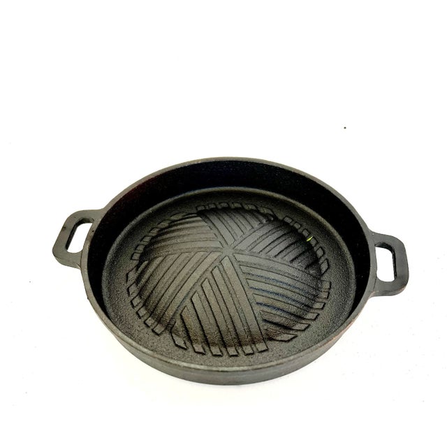 Mid Century Japanese Vintage Cast Iron Small Individual Serving Pan ...
