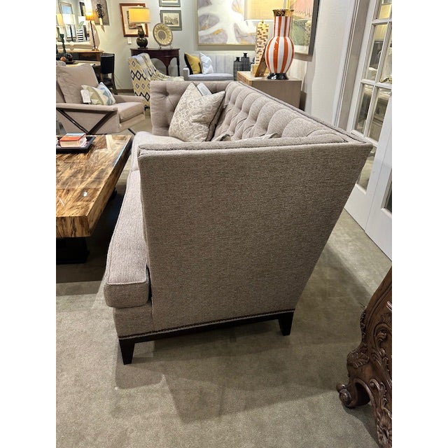 Pearson Traditional Beige Upholstered Sofa | Chairish