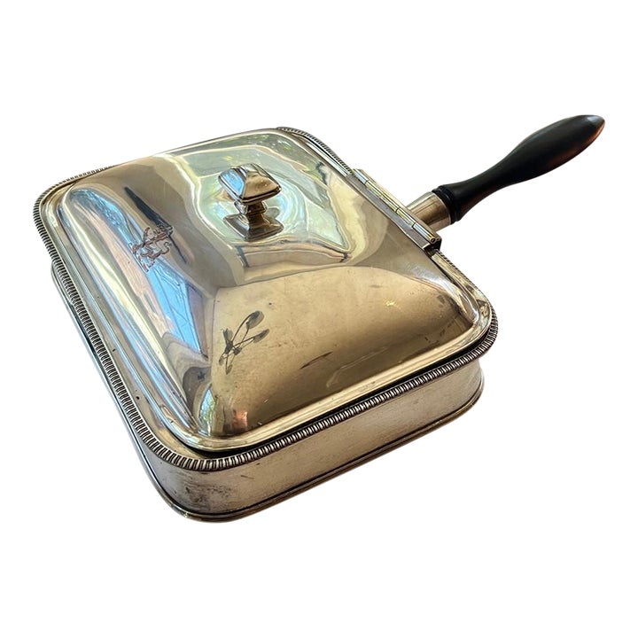 1930s Vintage English Silver Plate Silent Butler With Removable Lid ...