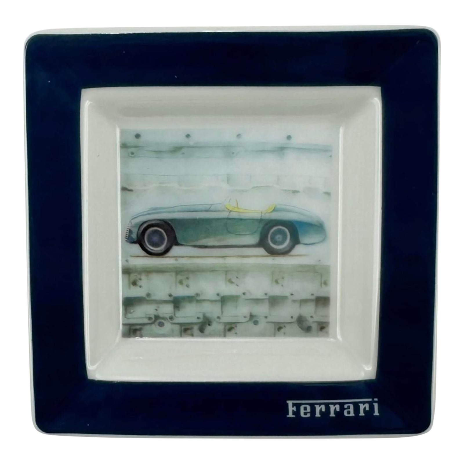 Late 20th Century Ferrari 250 Testa Rossa Sports Car Porcelain Ashtray ...