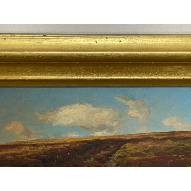 Traditional Early 20th Century British Oil Painting of Exmoor Landscape ...