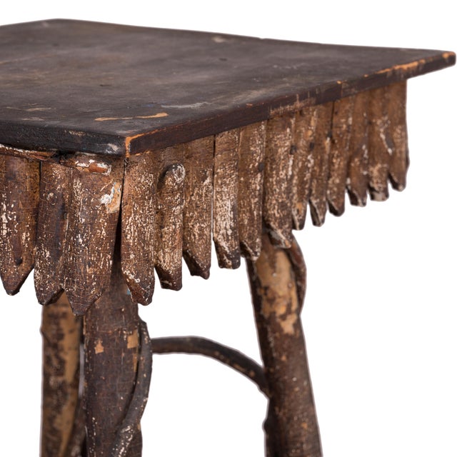 Adirondack Folk Art Twig Stand, C.1920s | Chairish