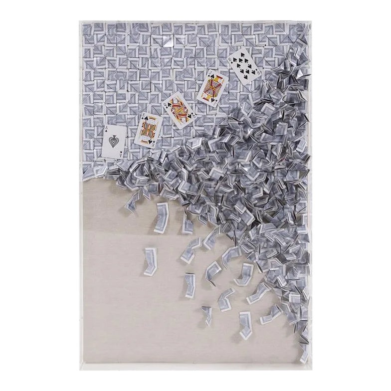 Kenneth Ludwig Collage, Playing Card Art Work 1 | Chairish