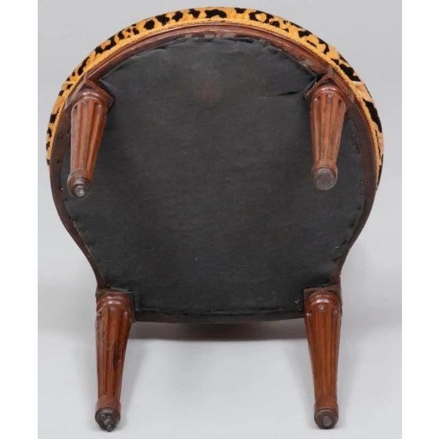 Late 18th Century Louis XVI Leopard Upholstered in Mahogany With ...