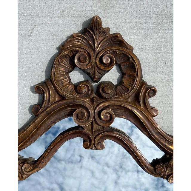 Vintage Baroque / Hollywood Regency Statement Mirror | Chairish