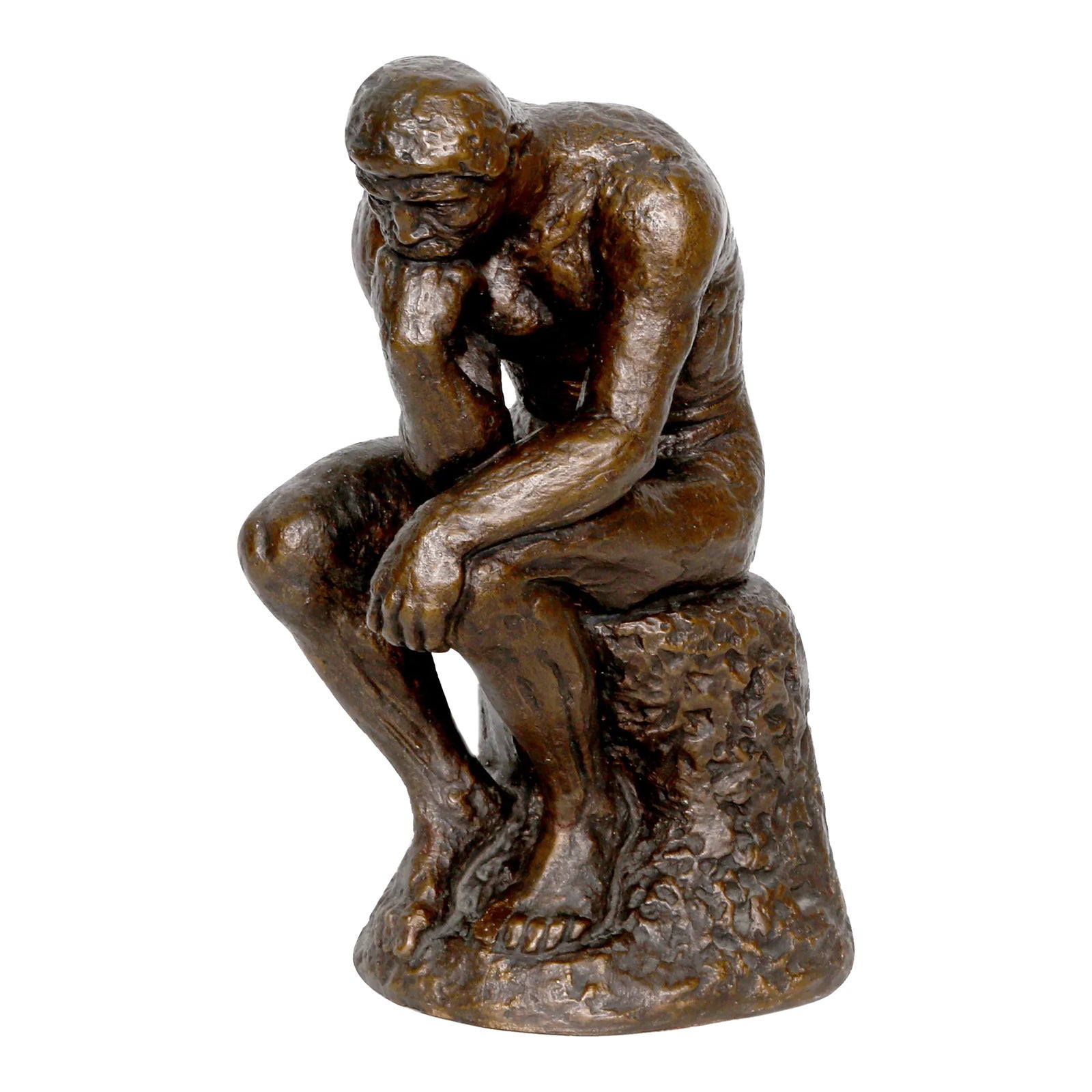 The Thinker, Austin Productions Cast Stone With Patina, Signature ...