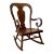 Tell City Maple Balloon Back Rocking Chair | Chairish
