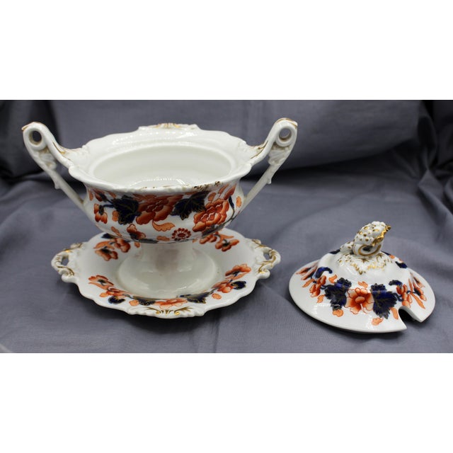 Circa 1830s Ironstone Sauce Tureen | Chairish