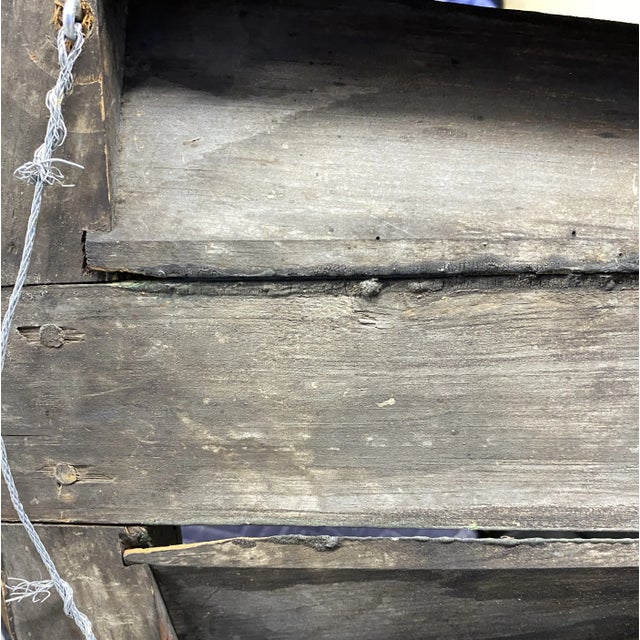 Antique Wooden Louvered Fan Architectural Transom | Chairish