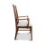 Mid-Century Perspecta Style High Back Walnut Side Chair | Chairish