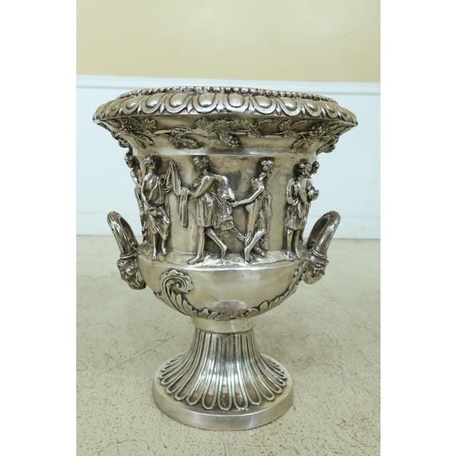 Signature Statuary Neo Classical Bronze Garden Urns - a Pair | Chairish