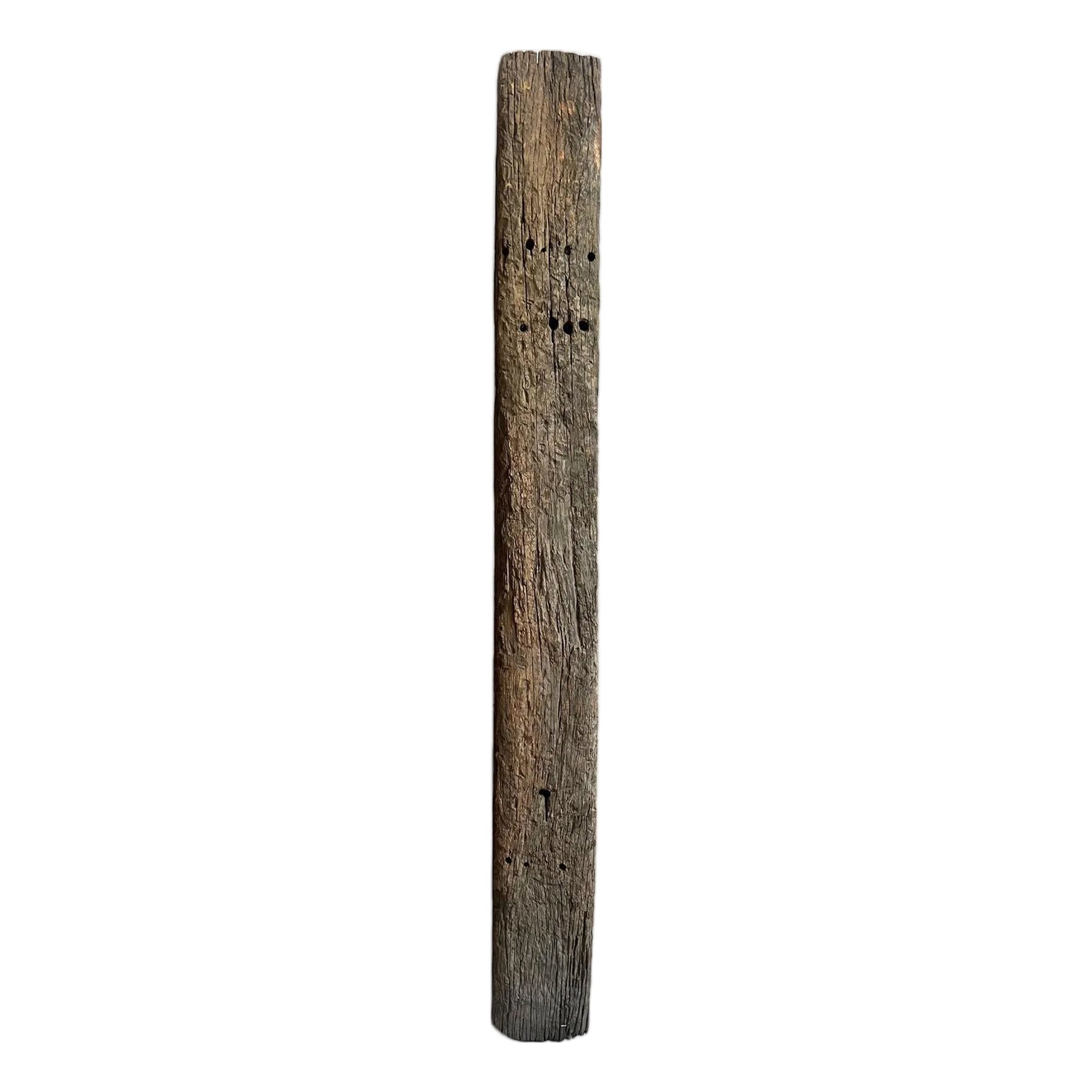 Vintage Old Rustic Railroad Tie Wood | Chairish