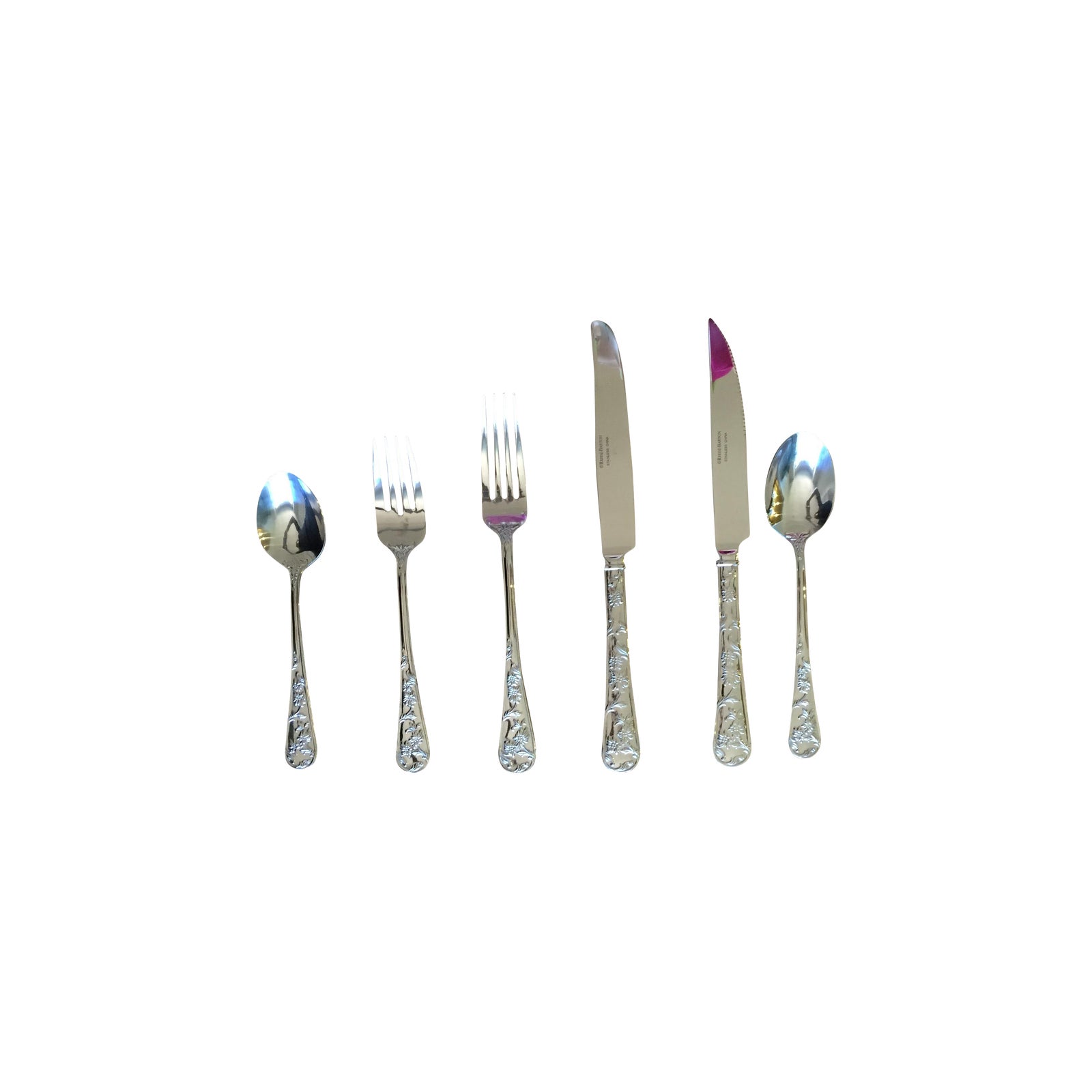 Reed & Barton Stainless Steel Flatware Set | Chairish