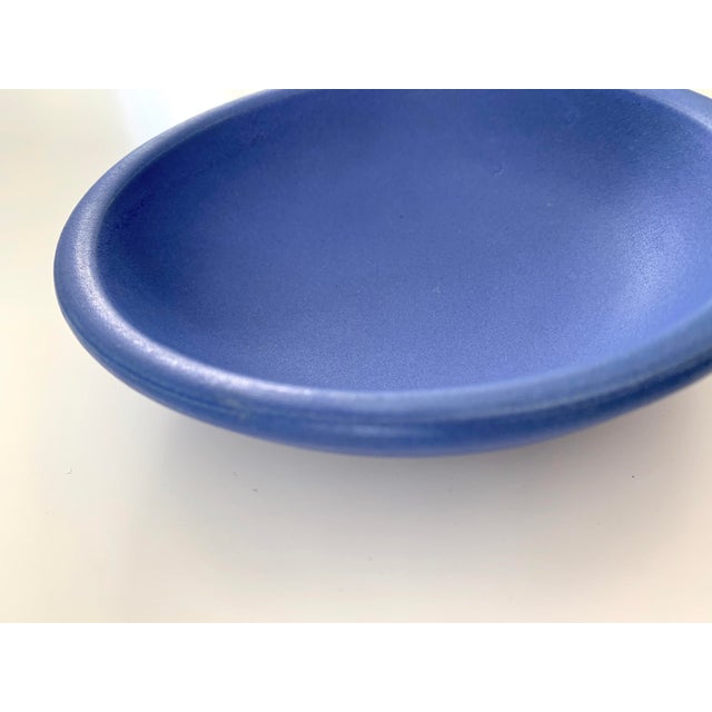 Electric Blue Artisan Ceramic Bowl by Dina No | Chairish