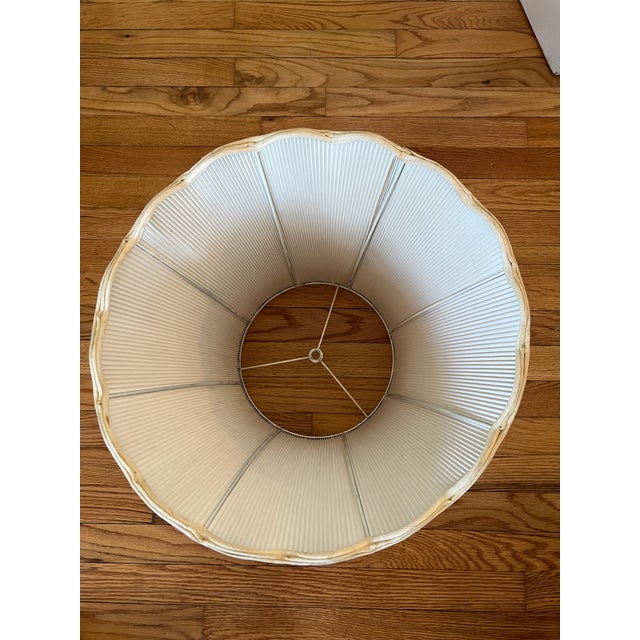 Vintage Shade With Scallop Design | Chairish