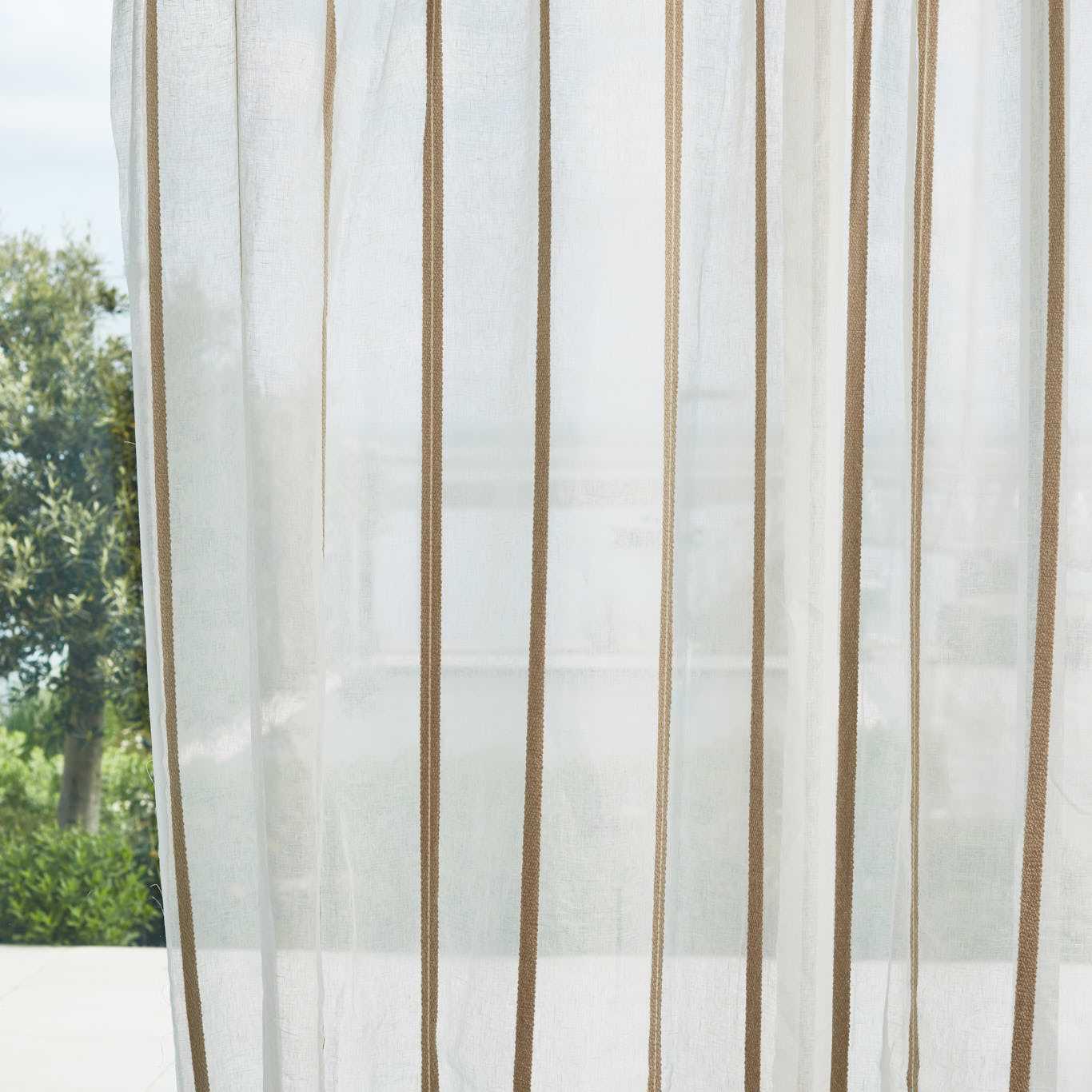 Harlequin Stratus Fabric in Chalk/Incense - a Sample | Chairish