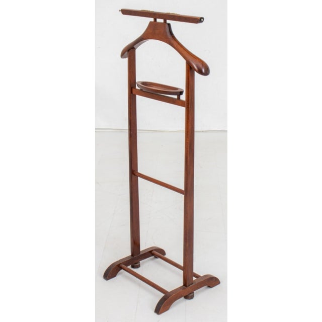 Mahogany Gentleman's Valet Stand | Chairish