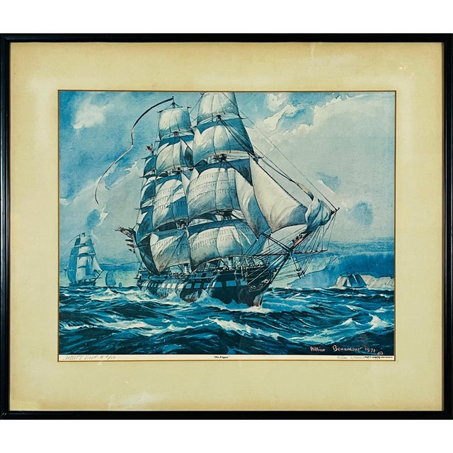 Mid 20th Century Arthur Beaumont Nautical Signed Limited Edition AP ...