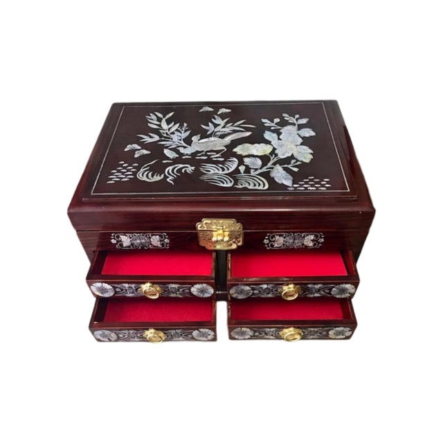 Vintage Asian Musical Jewelry Box | Chairish