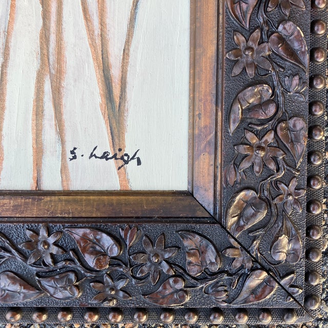 Contemporary Original Stephen Heigh Large Painting “Redwing Blackbirds ...