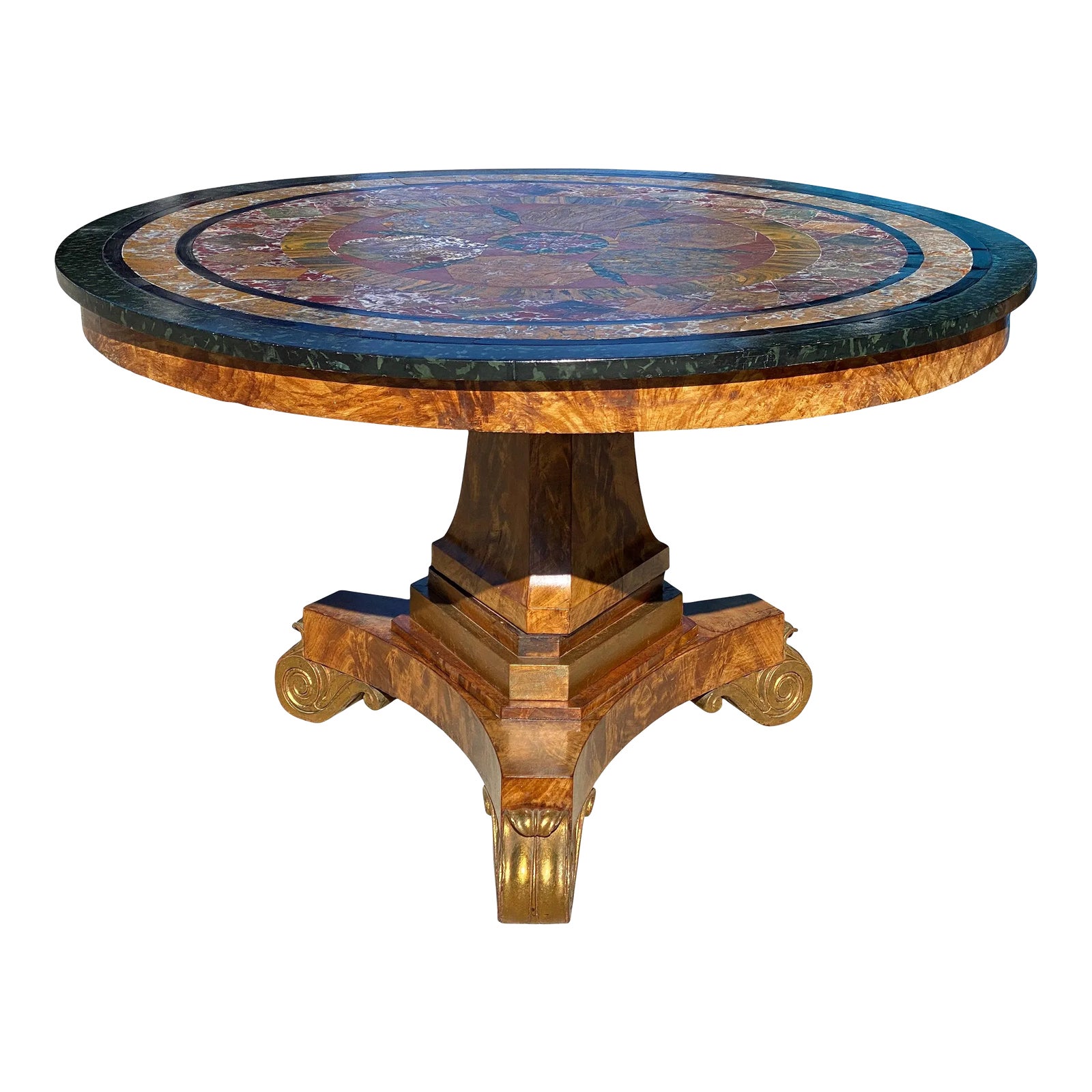 Swedish Empire Center Table | Chairish