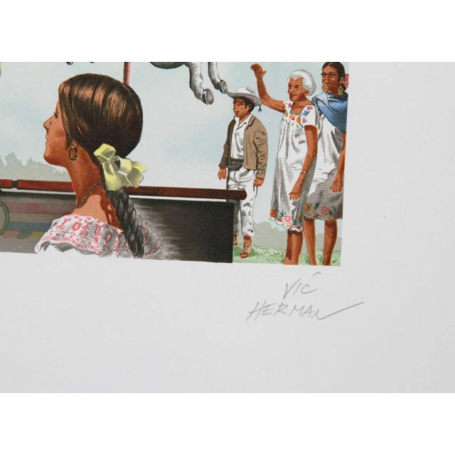 Vic Herman, "Ride Em Vaquero," Lithograph | Chairish