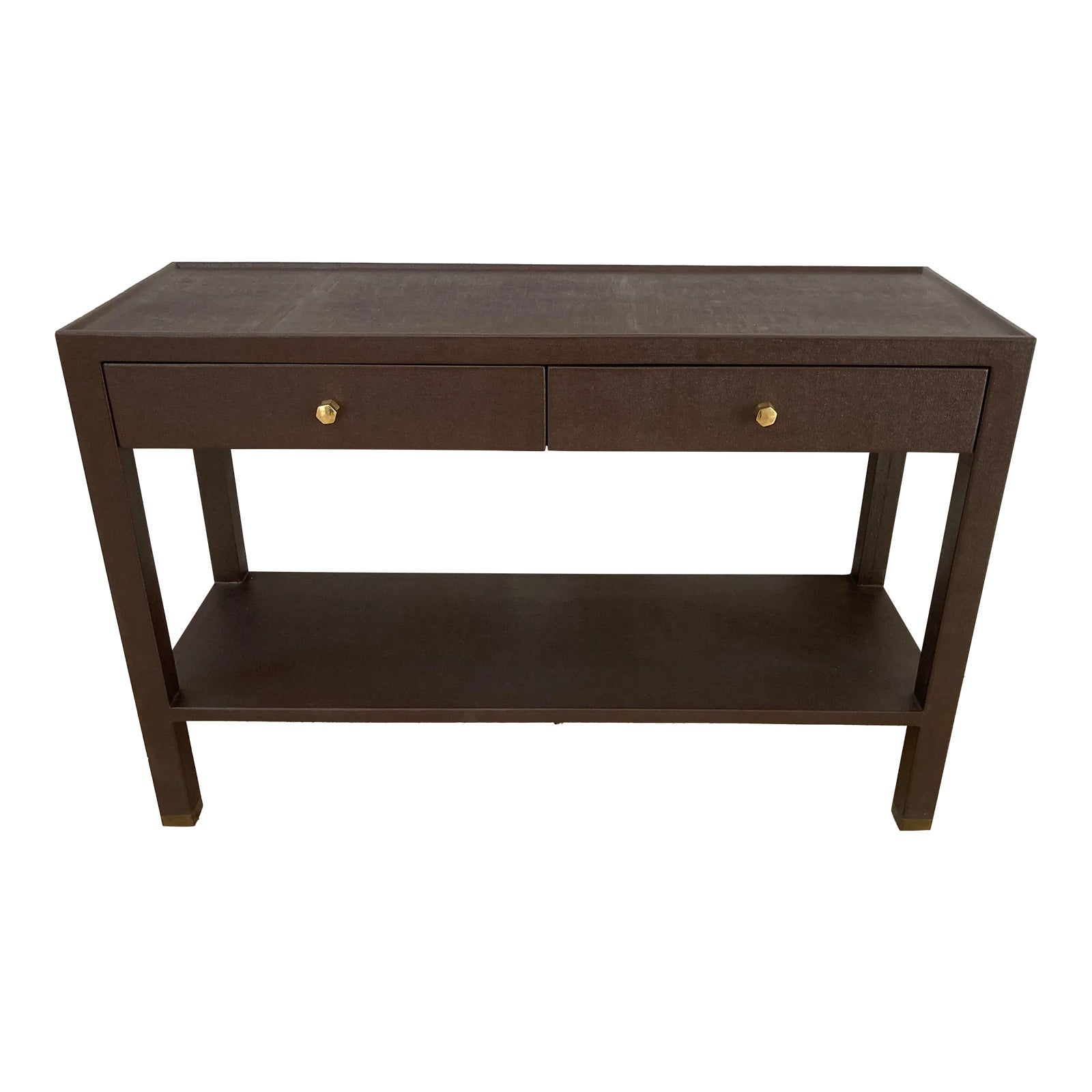 Madegoods Jarin Linen Console Table | Chairish