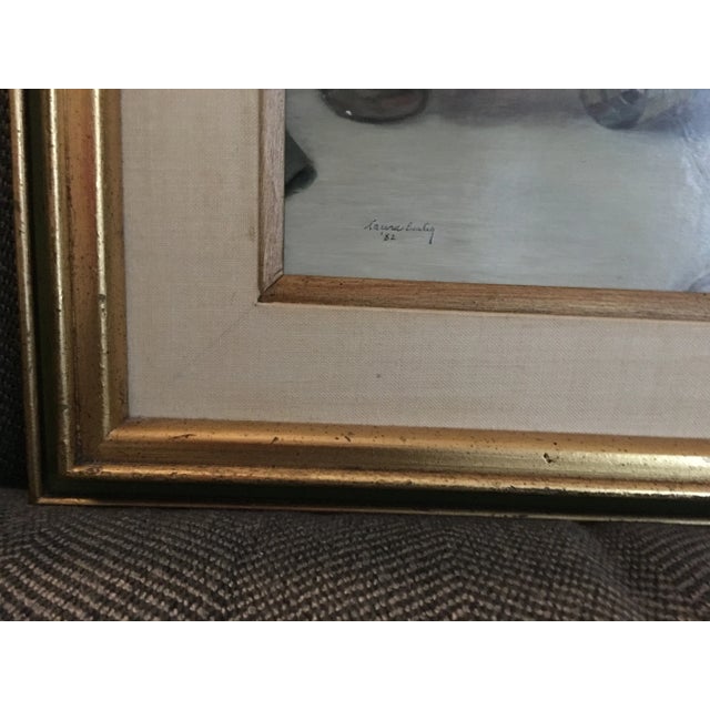 1980s Laura Beasley Original Signed Still Life Oil Painting | Chairish