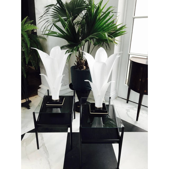 Table Lamps by Rougier - a Pair | Chairish