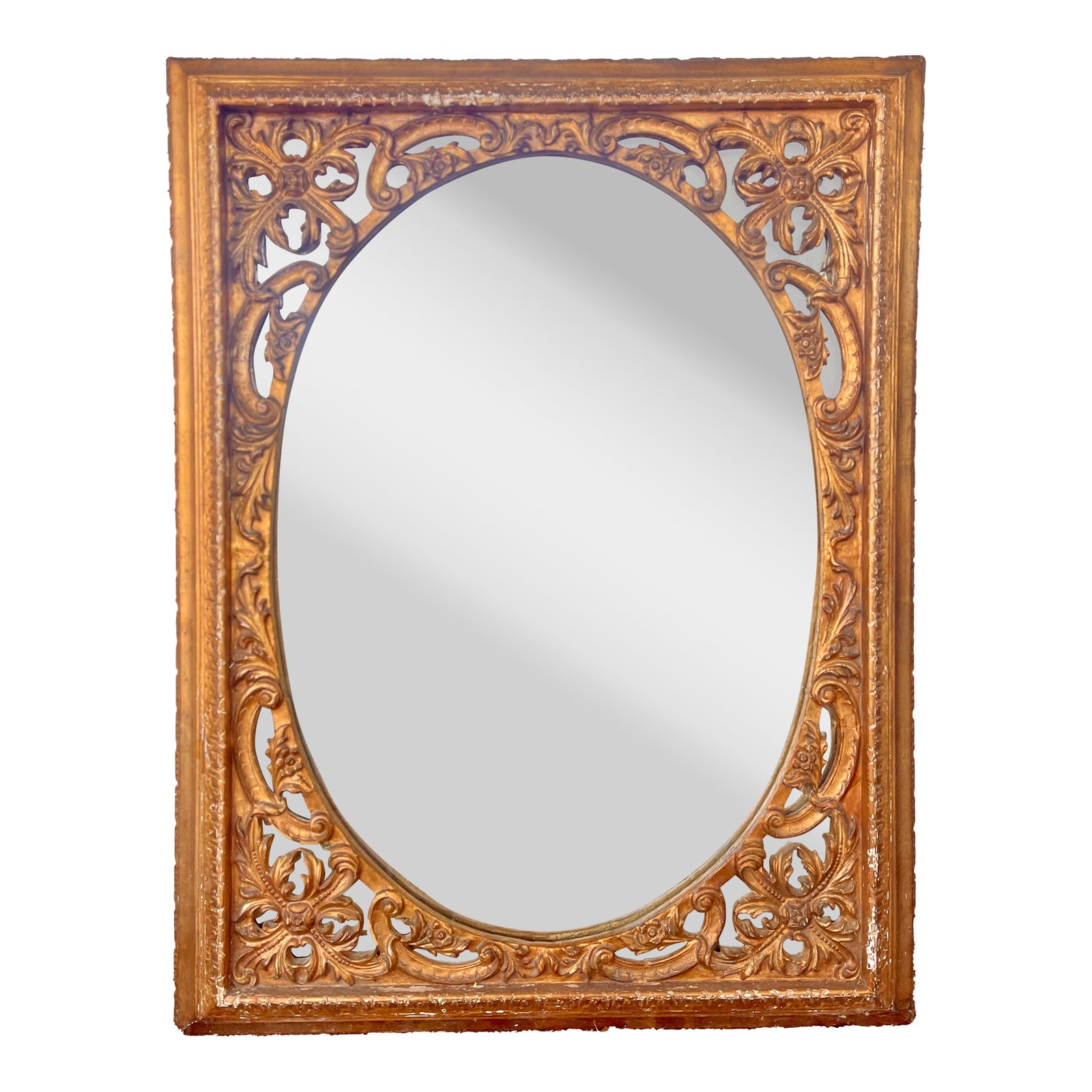 Vintage Stephen Cavallo Large Italian Ornate Baroque-Style Gold Gilt ...