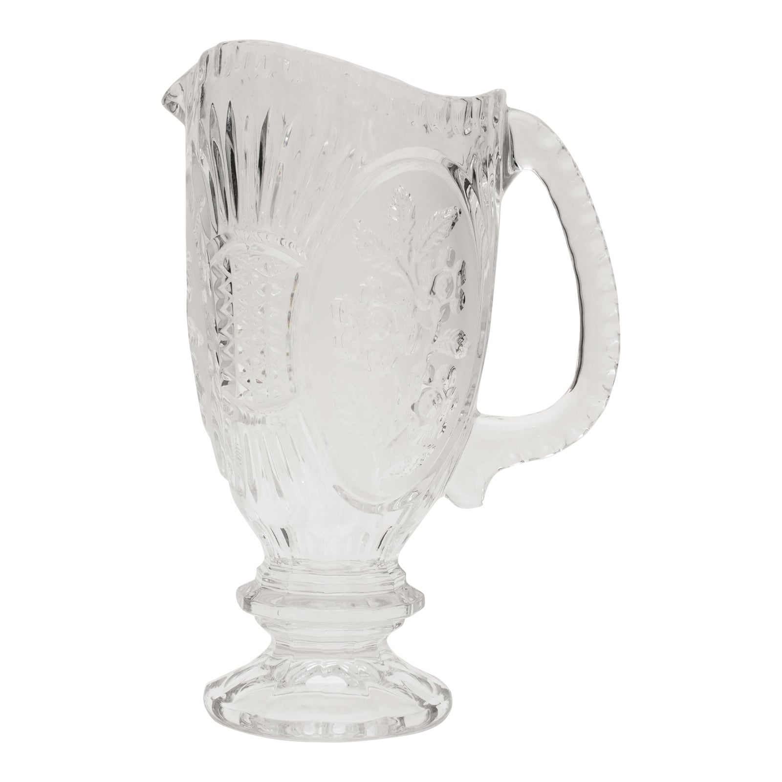 European Crystal Large Vase or Pitcher, 1970s | Chairish