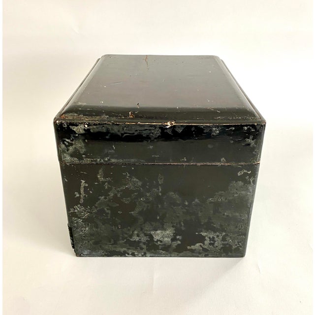 Antique Japanese Lacquered Divided Box | Chairish