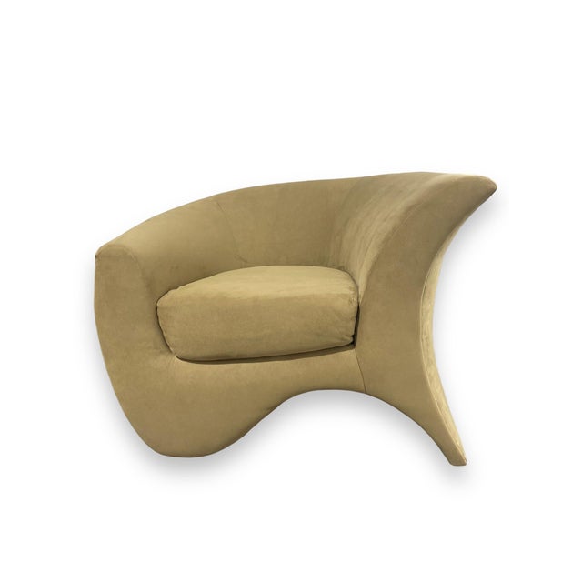 Pair of 1990s Vladimir Kagan Sculptural Hurricane Lounge/Club Chairs ...