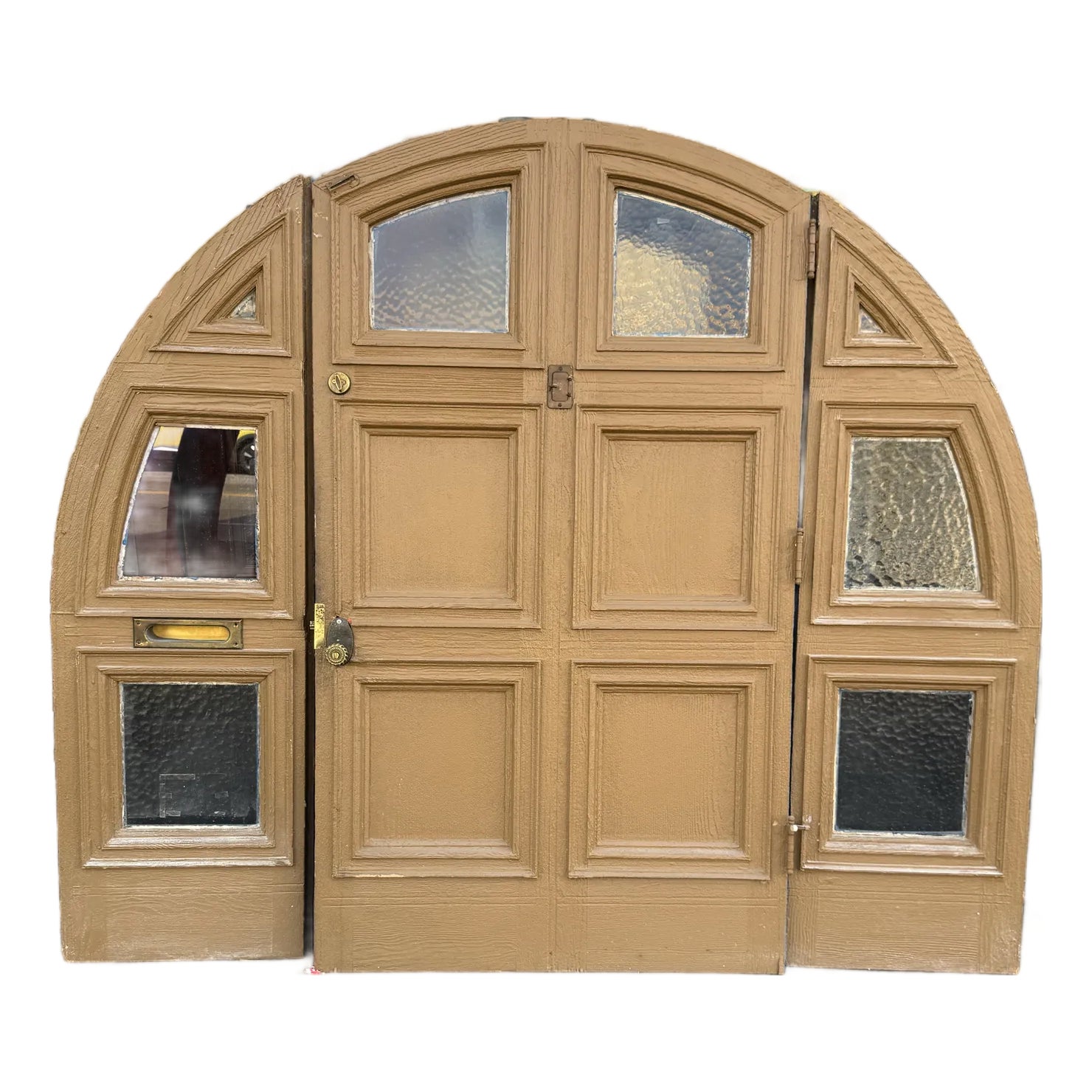Original 1920s/30s Arched Front Entryway – Complete 3-Piece Set (Door ...