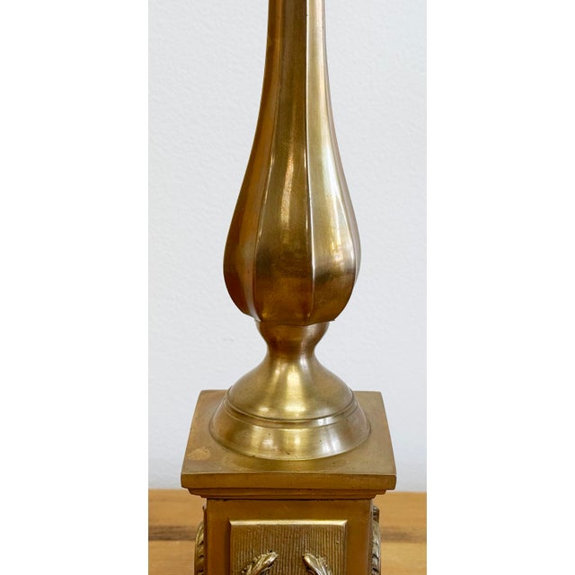 Vintage Brass Obelisk With Acorn Finial | Chairish