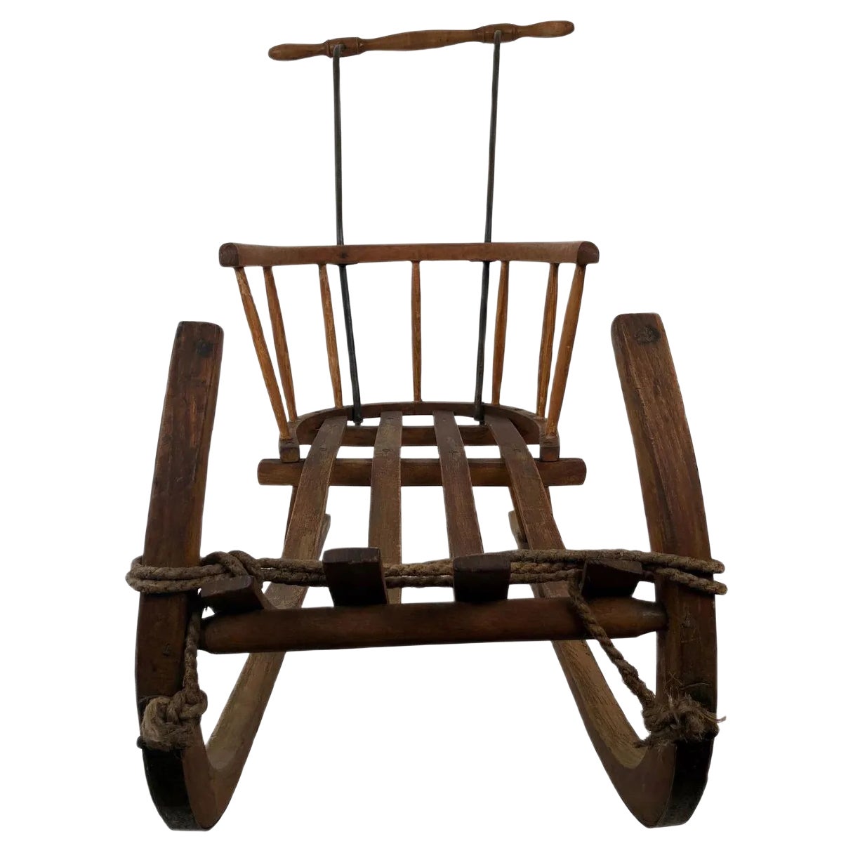 Victorian Bentwood Sled with Unique Form | Chairish