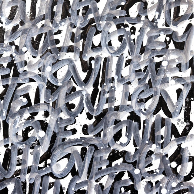 Love Is Blind - Graffiti Inspired Painting on Canvas Original Artwork by Amber Goldhammer | Chairish