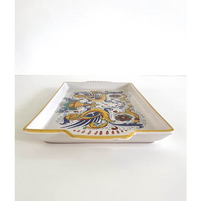 Deruta Raffaellesco Italian Dragon Serving Platter, 15" | Chairish
