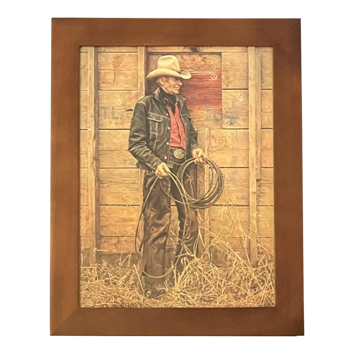 James Bama Print - The Old Cowboy | Chairish