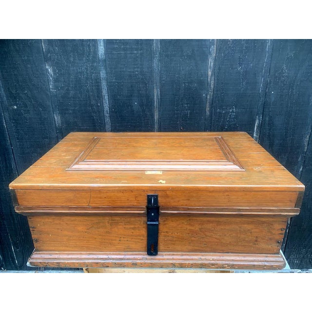 1927 Large Carpenter's Box Signed M. Kroll | Chairish