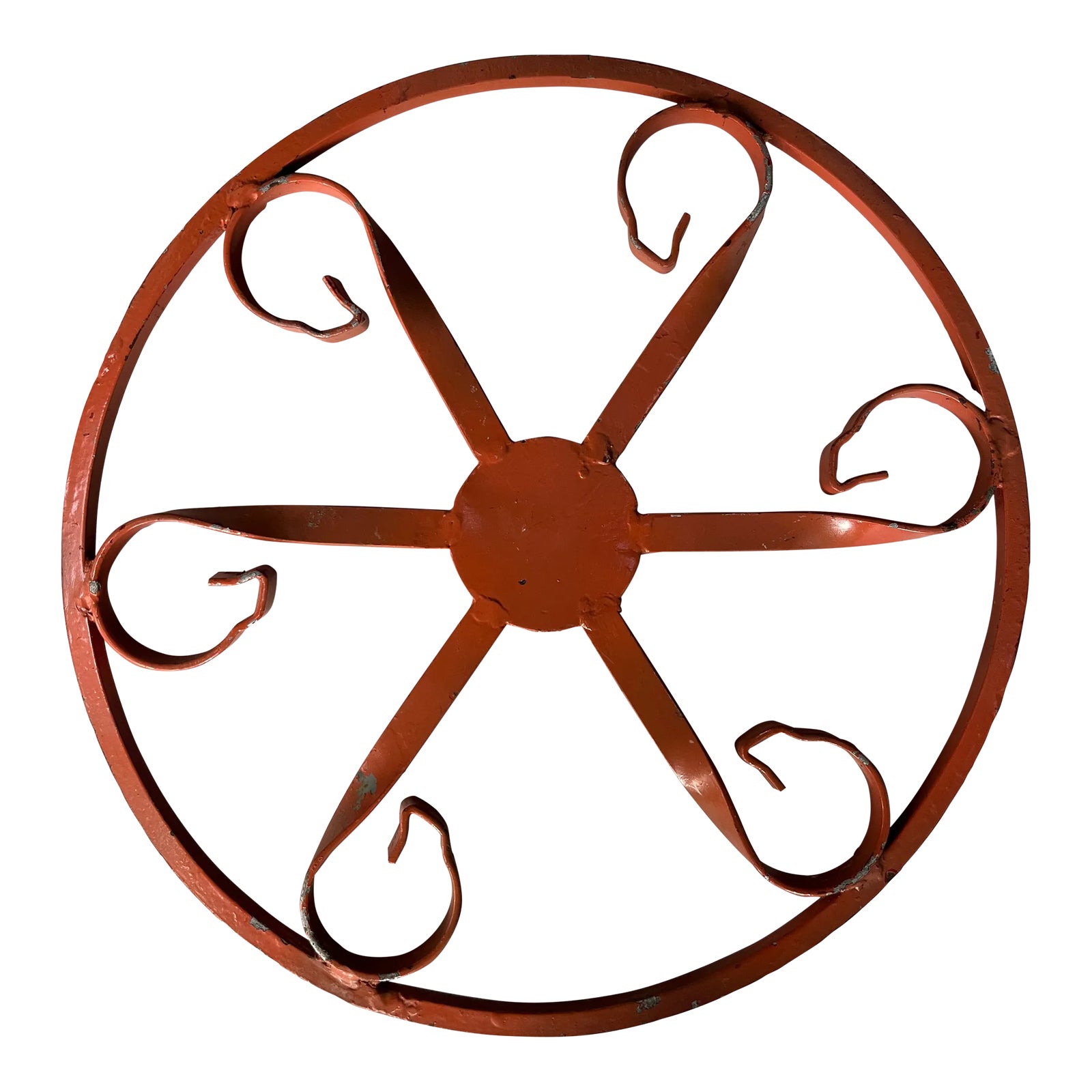 Circle Metal Sculpture | Chairish