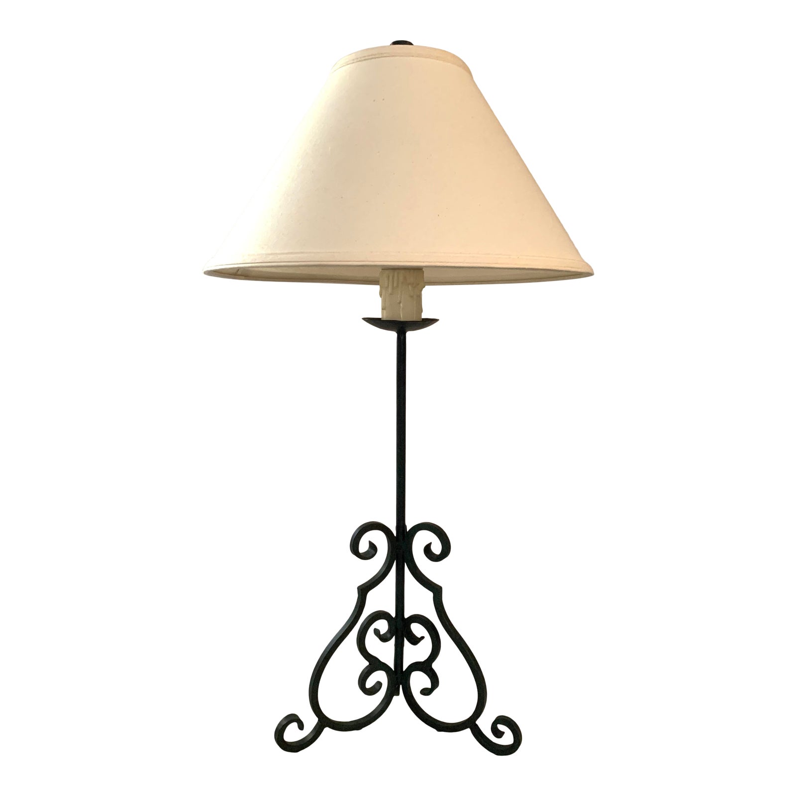 Dana Creath Design Hand Forged Table Lamp | Chairish